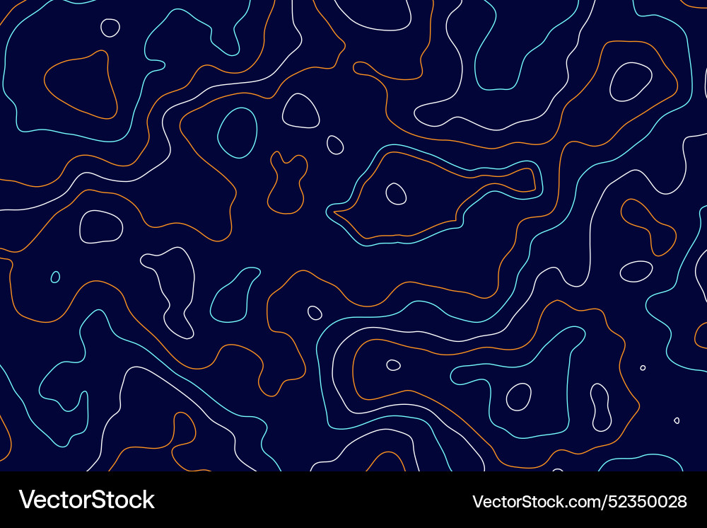 Topographic map background concept Royalty Free Vector Image