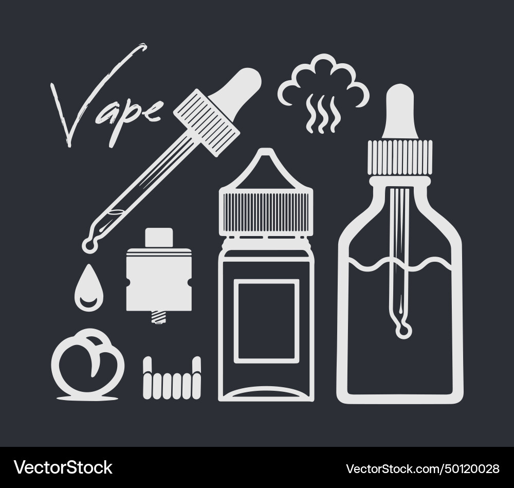 Vapor liquid for evaporator Royalty Free Vector Image
