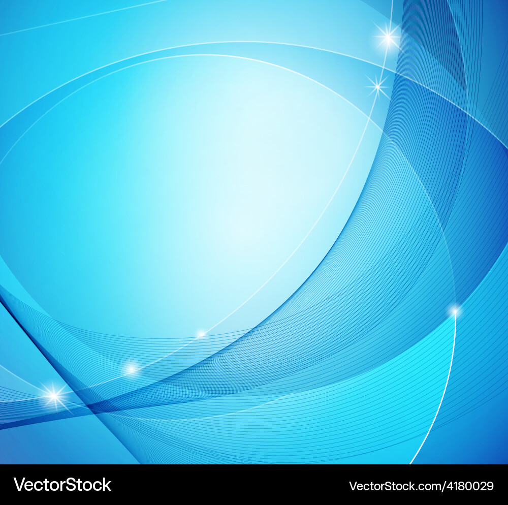 Abstract blue shiny template background Royalty Free Vector