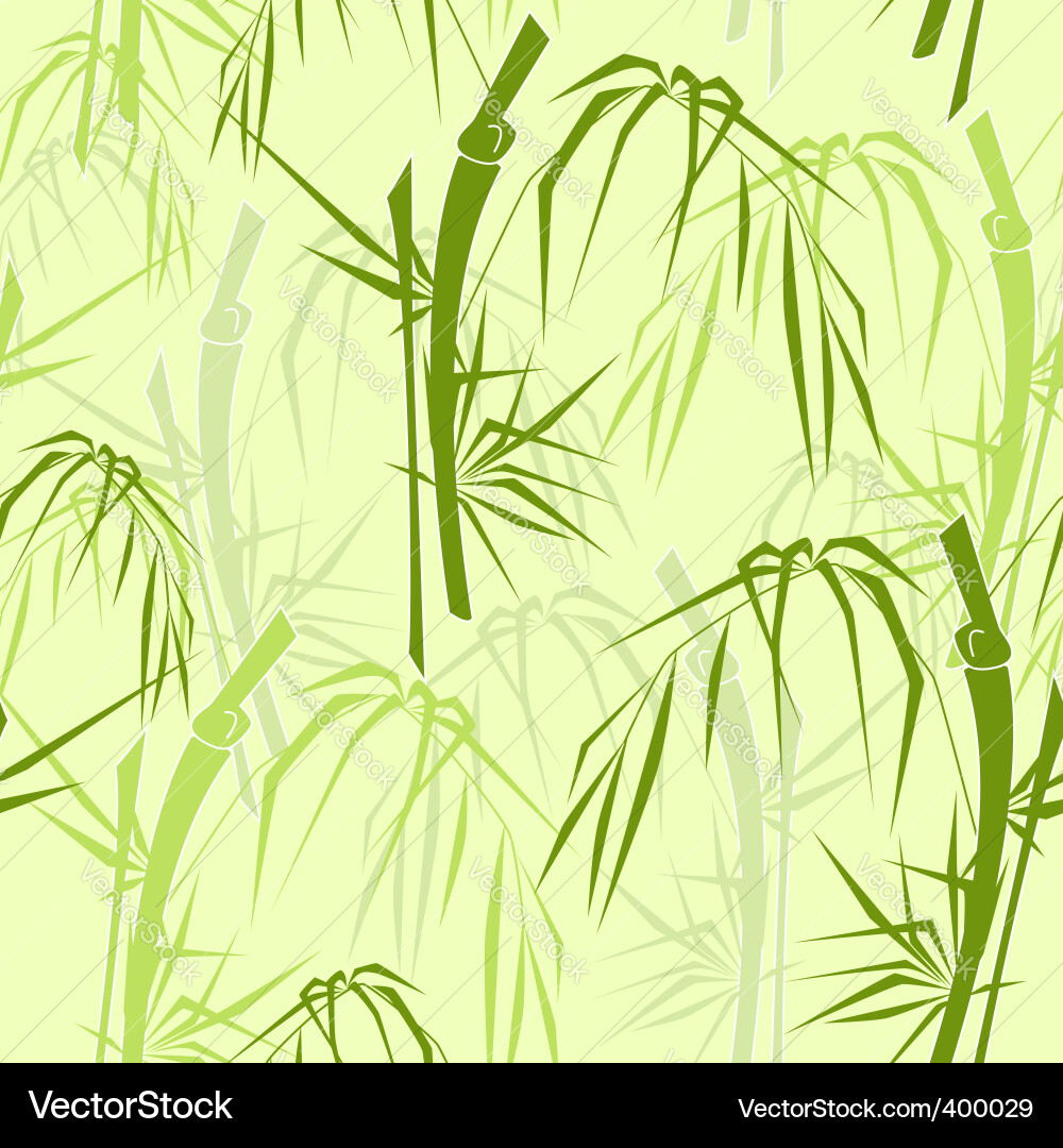 Bamboo seamless pattern Royalty Free Vector Image