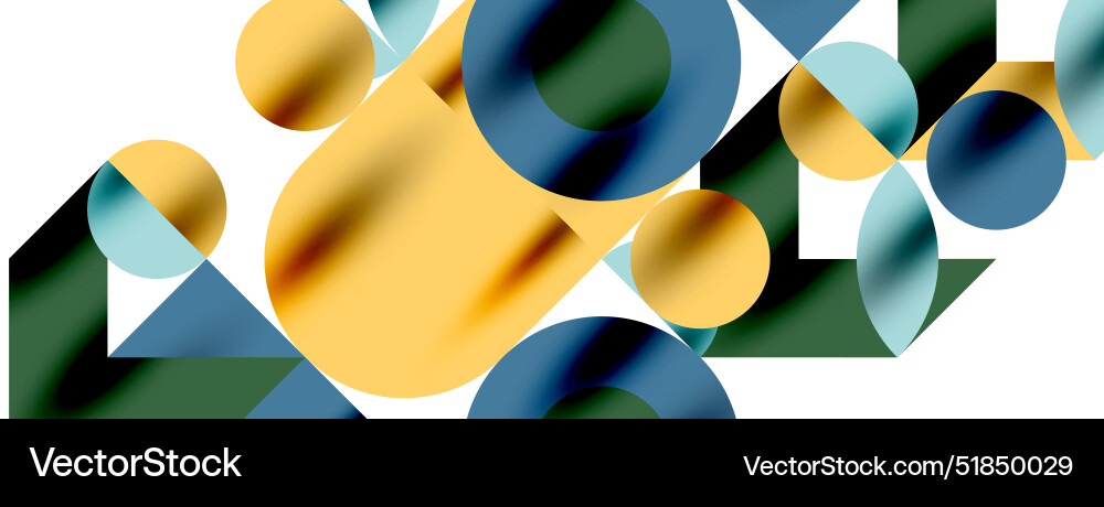 Circle pattern round elements with lines Vector Image
