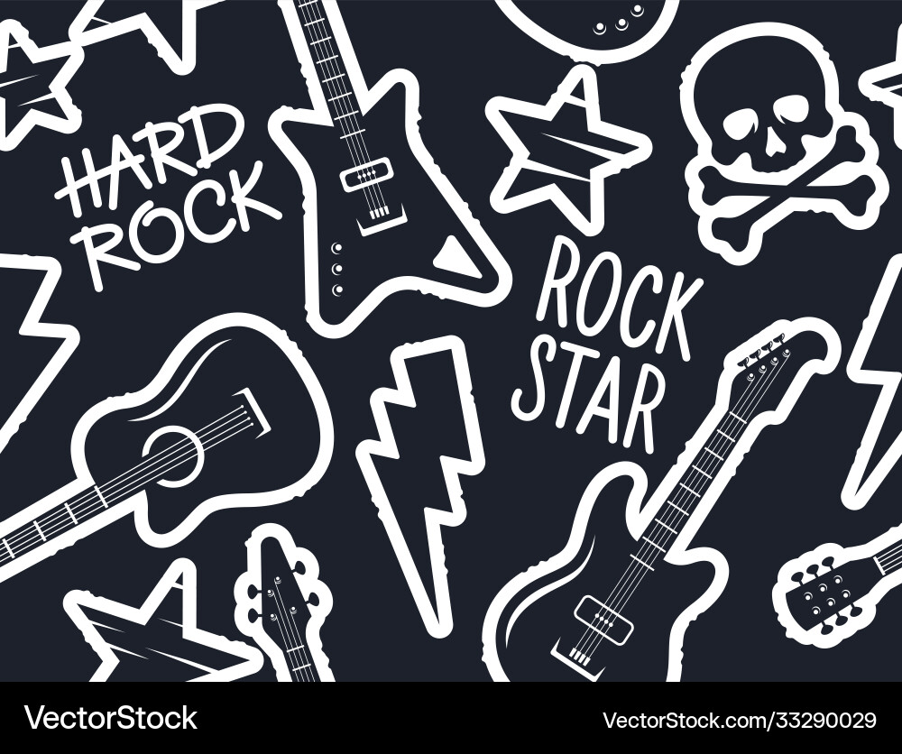 Music pattern 014 Royalty Free Vector Image - VectorStock