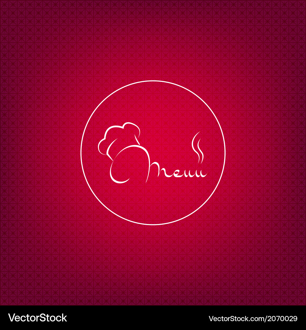 Restaurant menu cover Royalty Free Vector Image