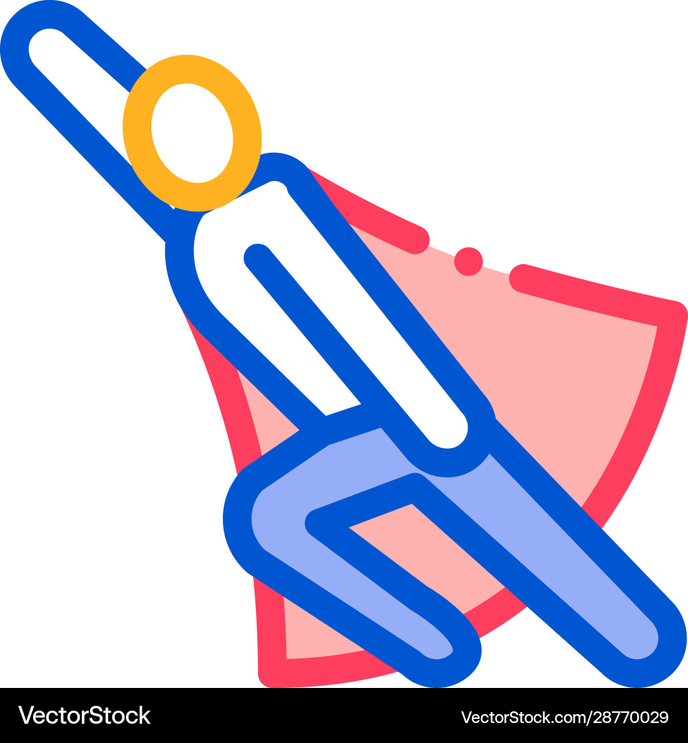 Superhero Readiness Icon Royalty Free Vector Image