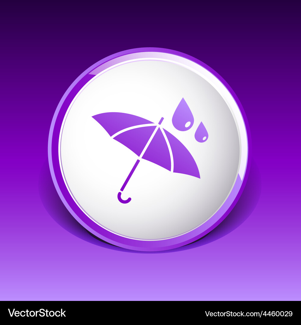 Waterproof icon water proof symbol umbrella Vector Image