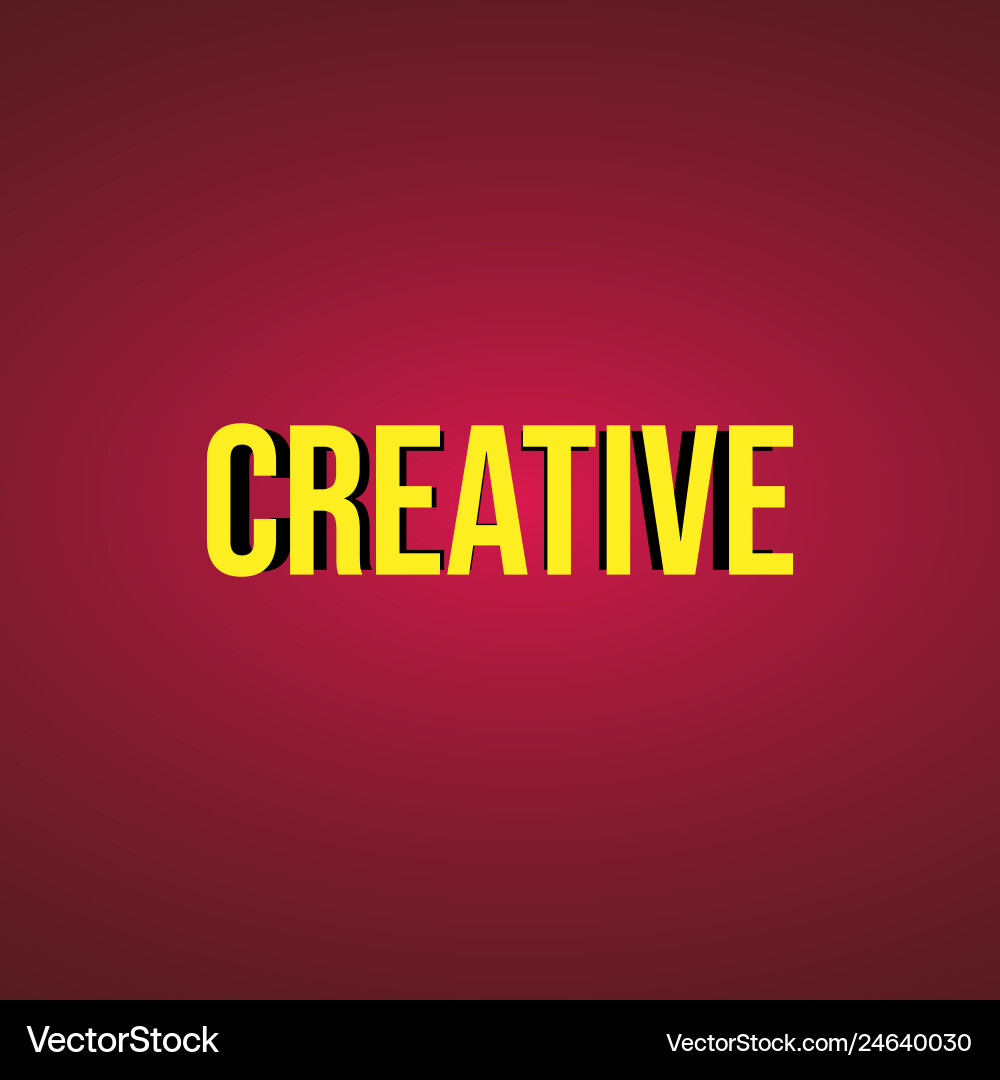 Creative life quote with modern background Vector Image