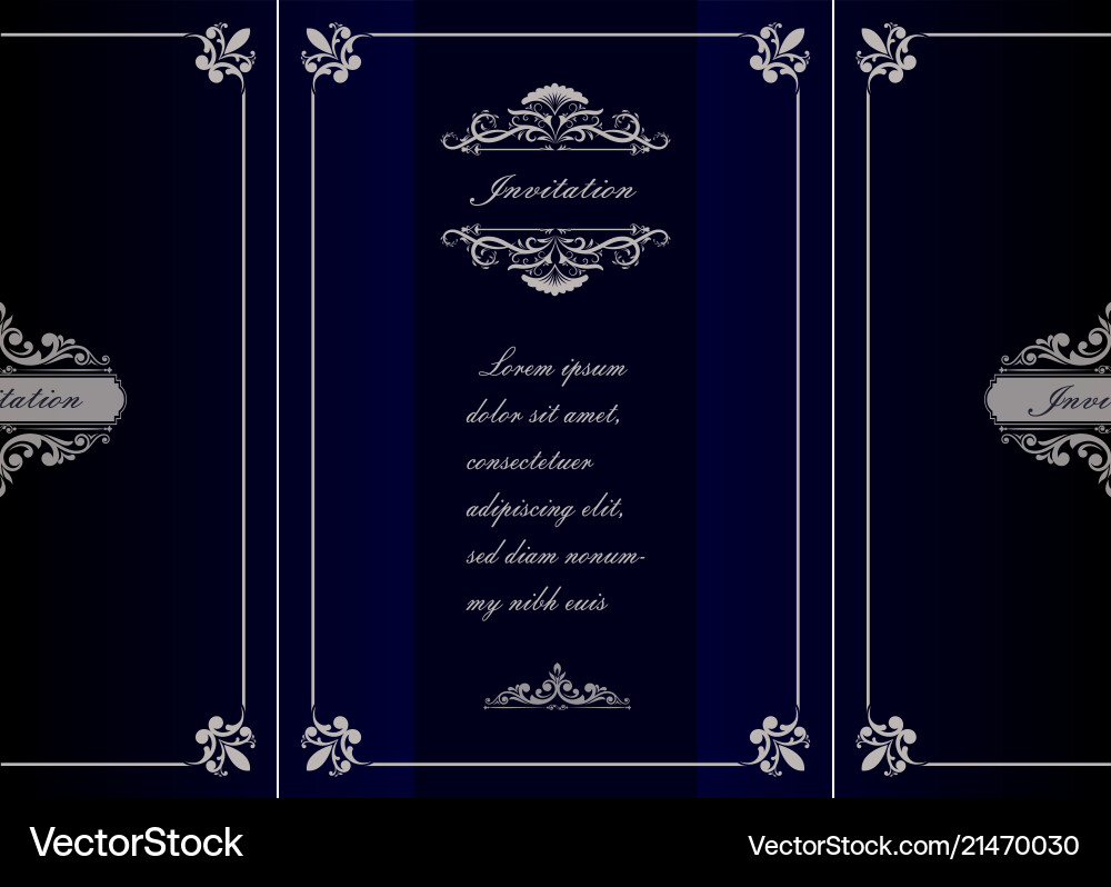 Decorative frame Royalty Free Vector Image - VectorStock