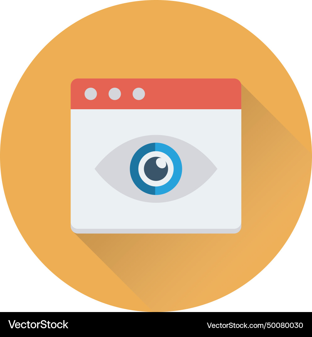 Monitoring icon Royalty Free Vector Image - VectorStock