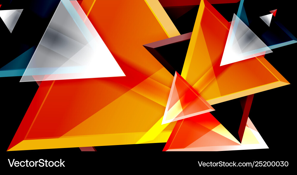 Triangle abstract background Royalty Free Vector Image