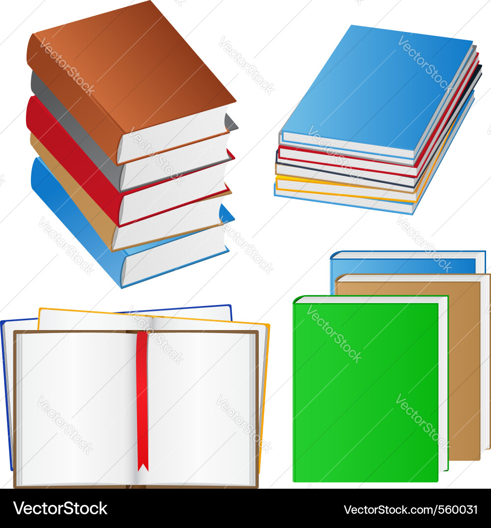 Books Royalty Free Vector Image - VectorStock