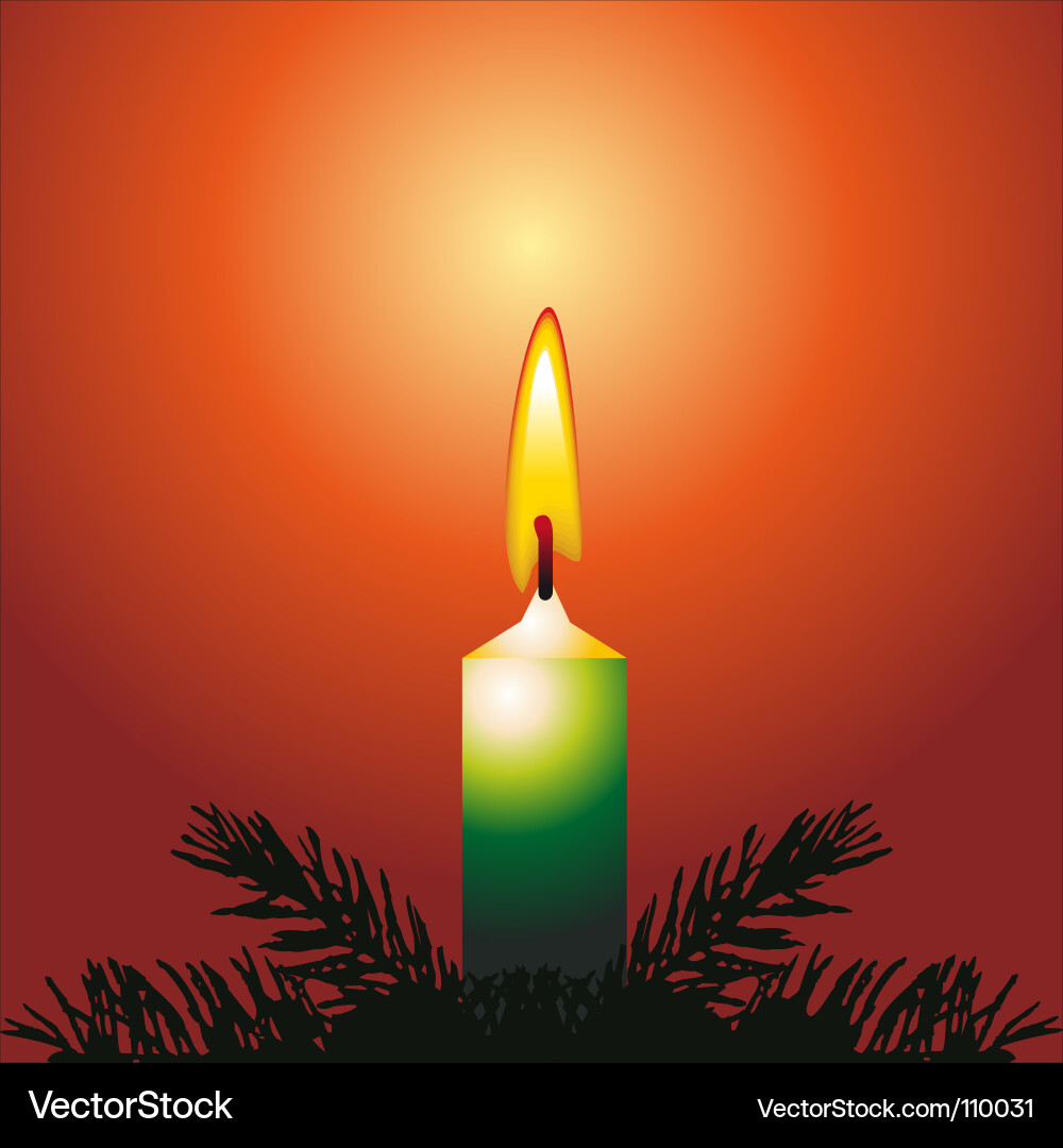 Candle Royalty Free Vector Image - VectorStock