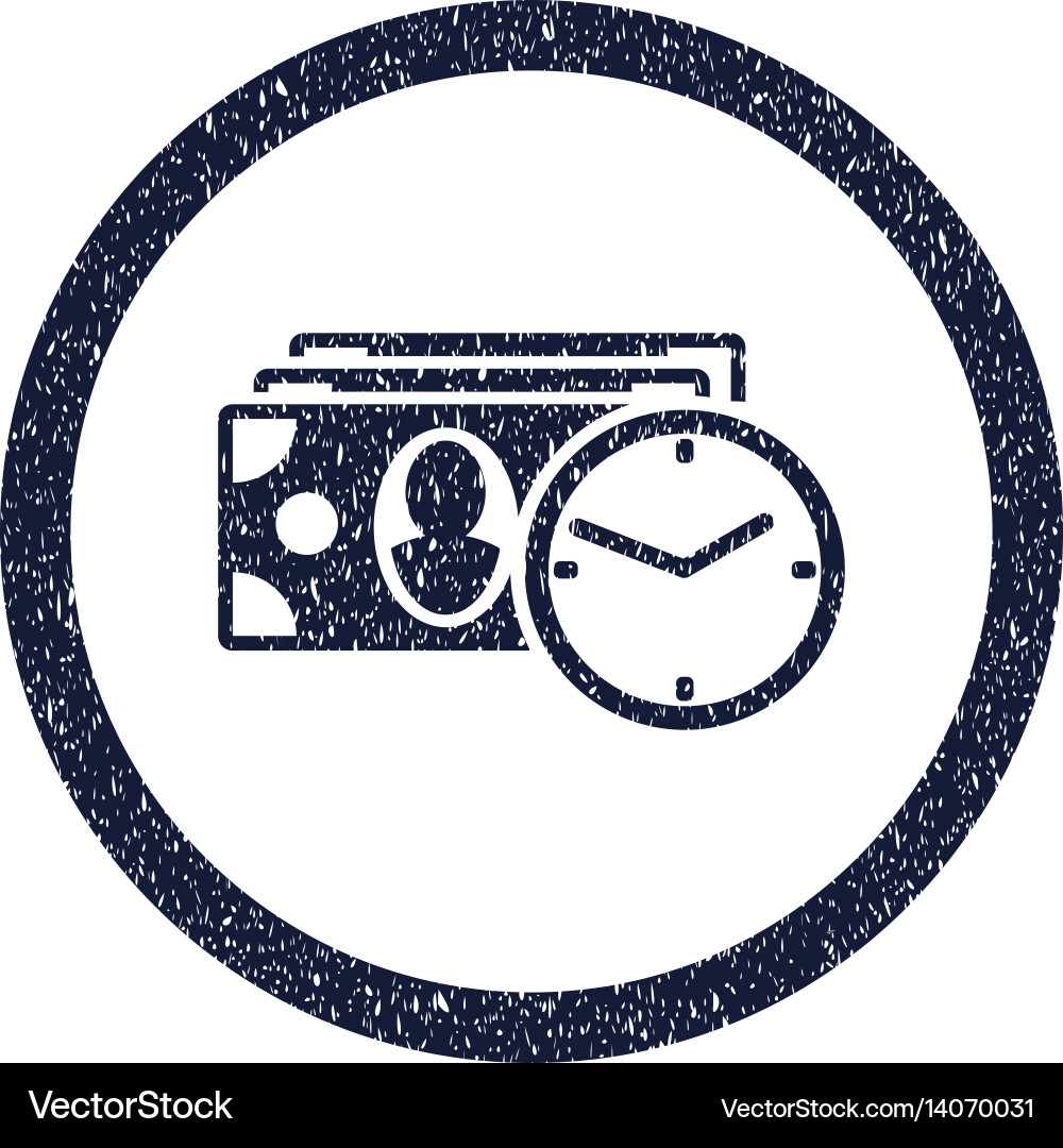 Cash credit rounded grainy icon Royalty Free Vector Image