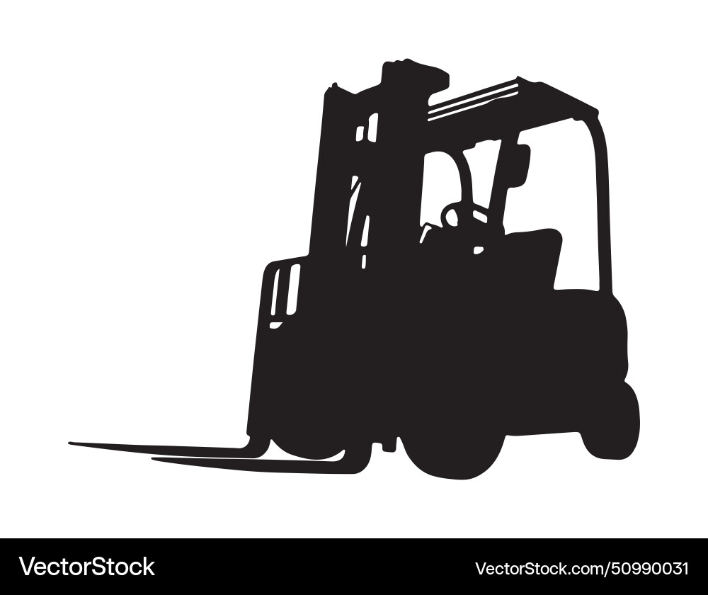 Lifter silhouette art Royalty Free Vector Image