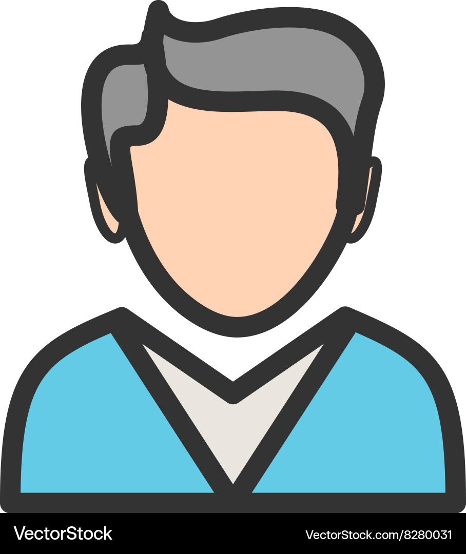 Man business portrait icon imagecan also be used Vector Image