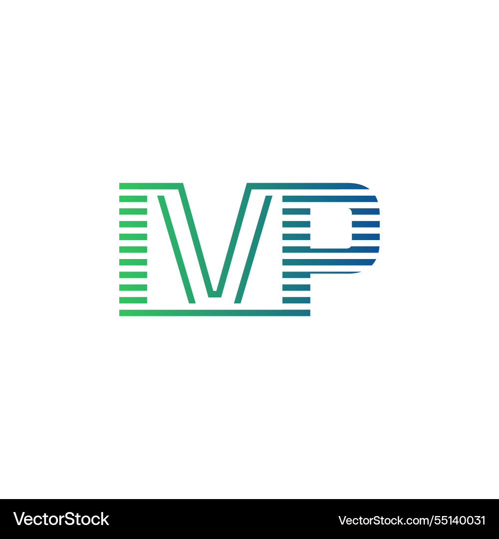 Modern ivp logo design letter minimalist – Royalty-Free Vector ...
