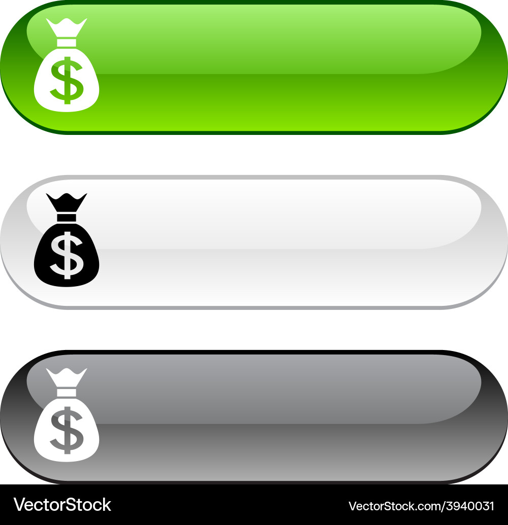 Geld-Taste Lizenzfreies Vektorbild - VectorStock