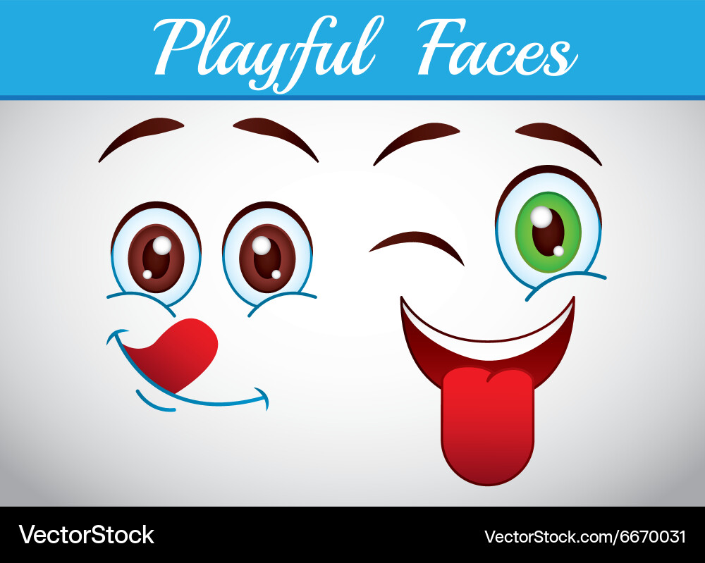 Smiley faces design Royalty Free Vector Image - VectorStock