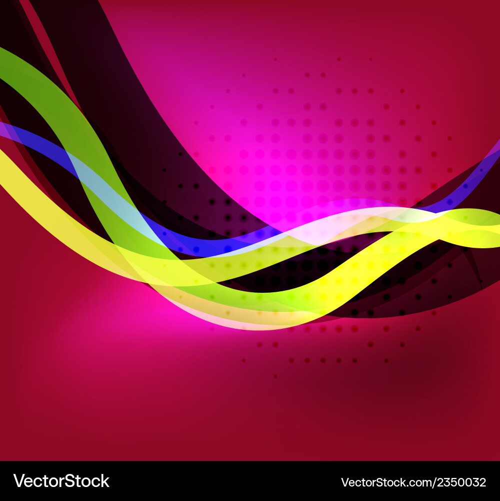 Colorful bright lines background design Royalty Free Vector
