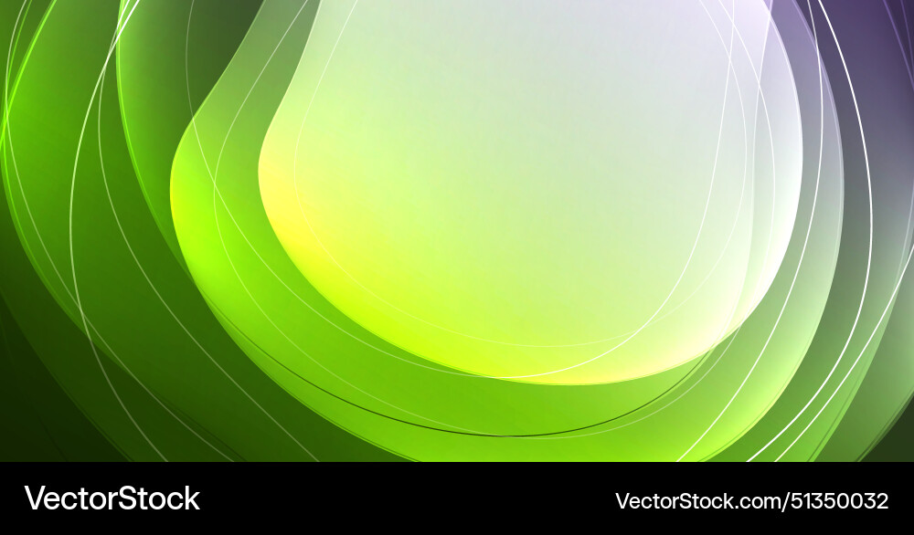 Colorful transparent flowing fluid shapes Vector Image