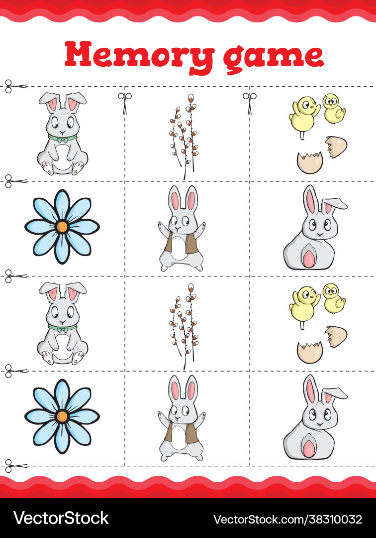 Educational game for children cartoon Royalty Free Vector