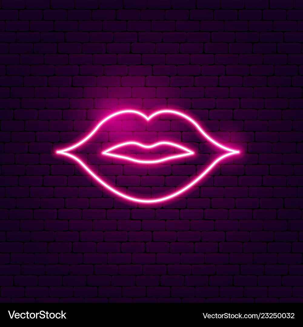 Neon Lip Lamp Vector Images (over 100)