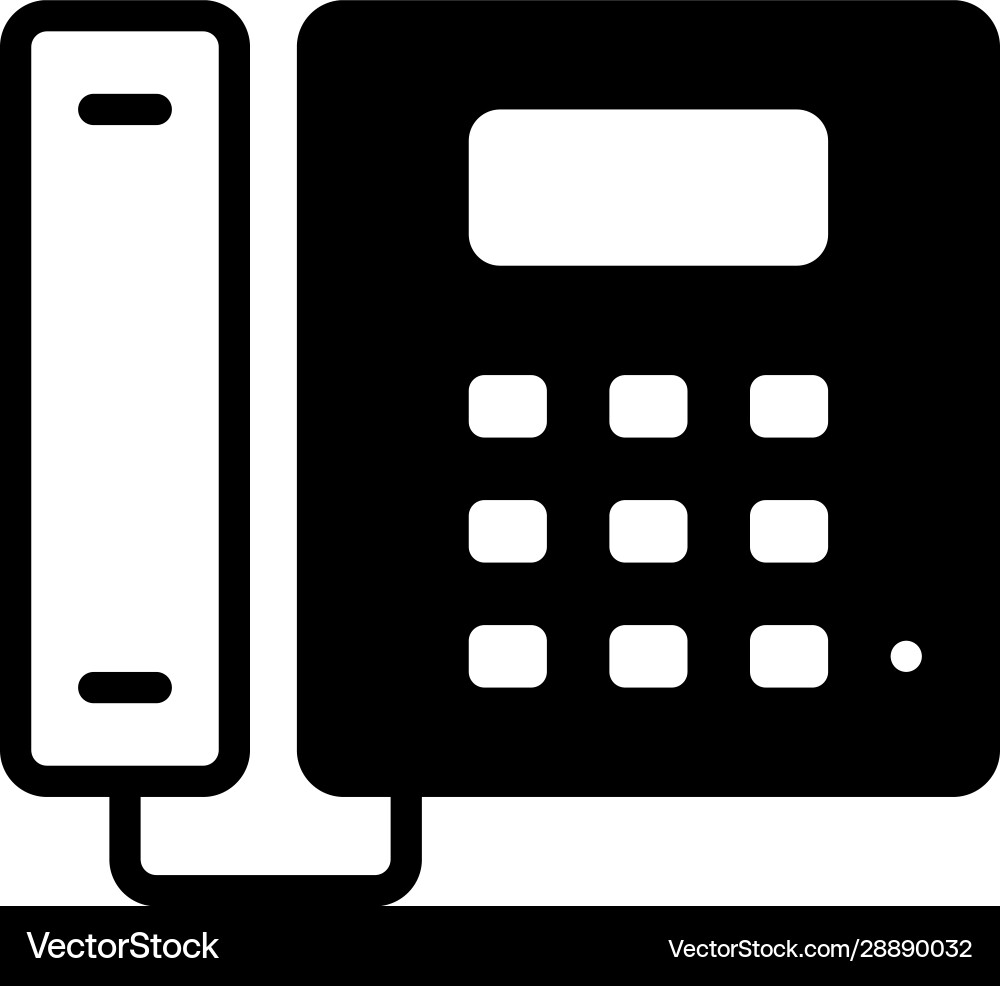 Telephone Royalty Free Vector Image - VectorStock
