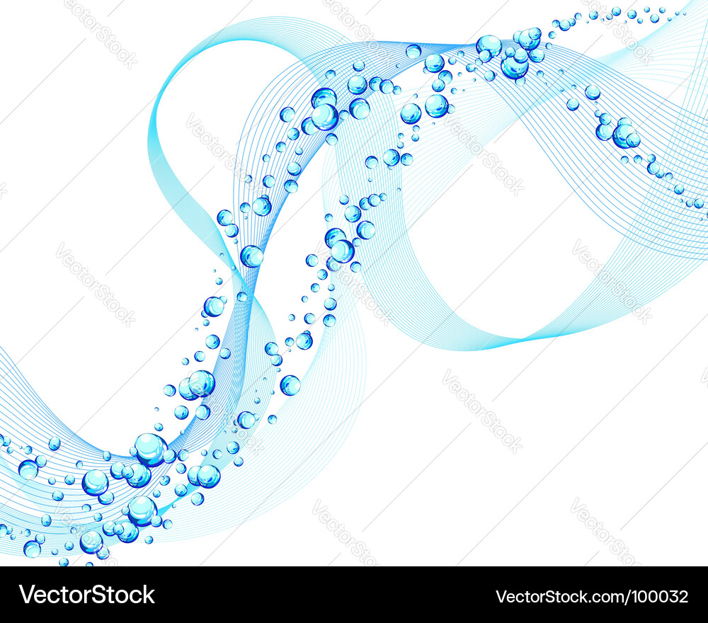 Water background Royalty Free Vector Image - VectorStock