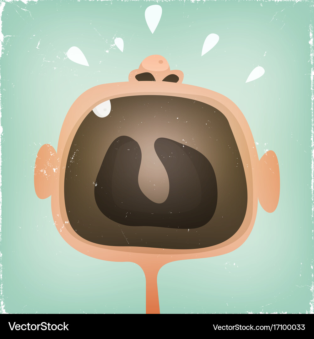 Babys mouth screaming Royalty Free Vector Image
