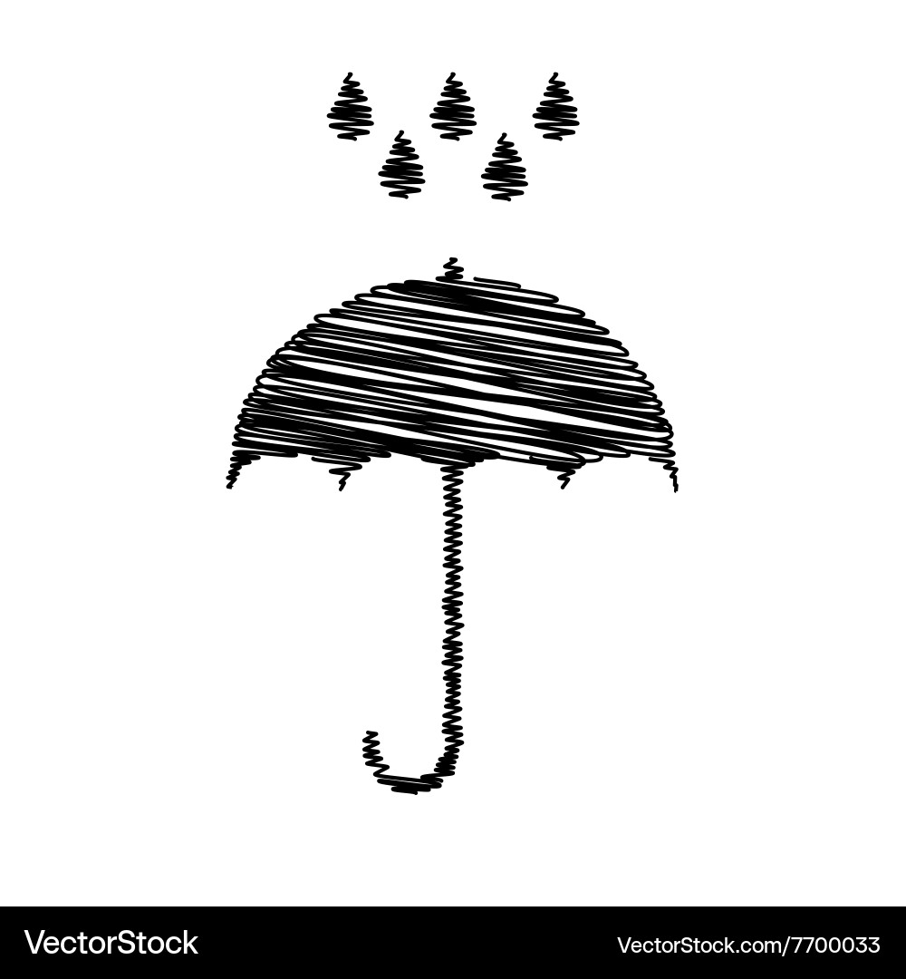 Black icon with scribble effect Royalty Free Vector Image