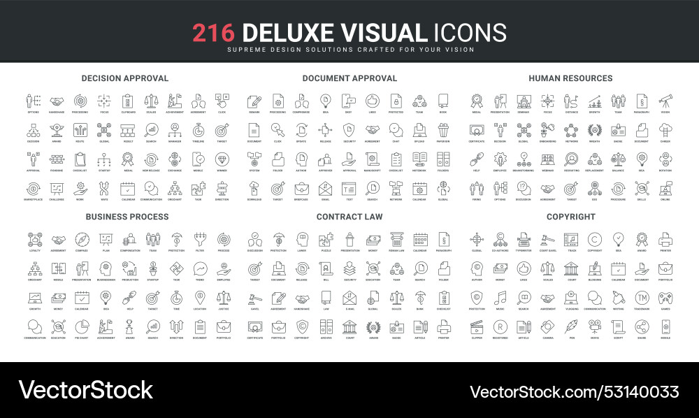 Business process and contract document approval Vector Image
