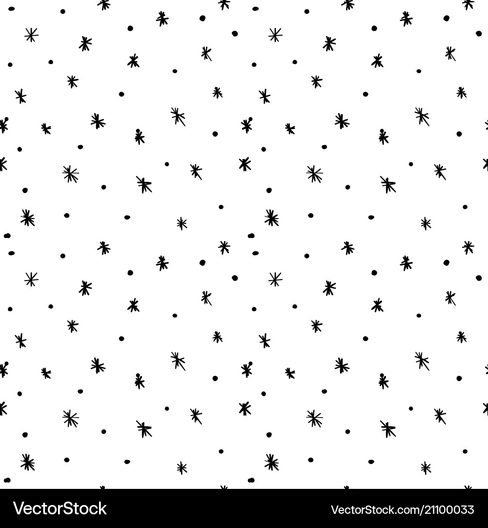 Hand drawn seamless pattern can Royalty Free Vector Image