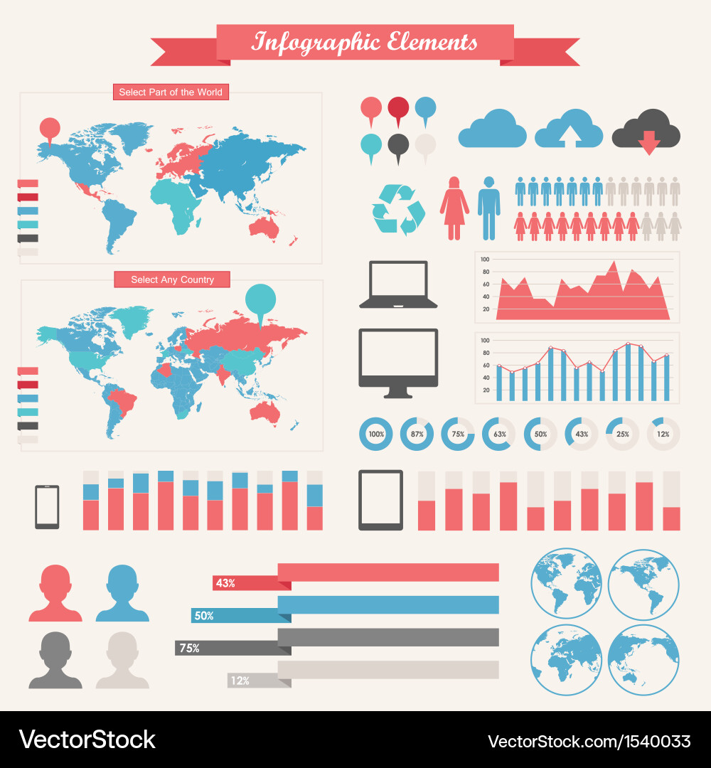 Population Graph Vector Images (over 3,000)