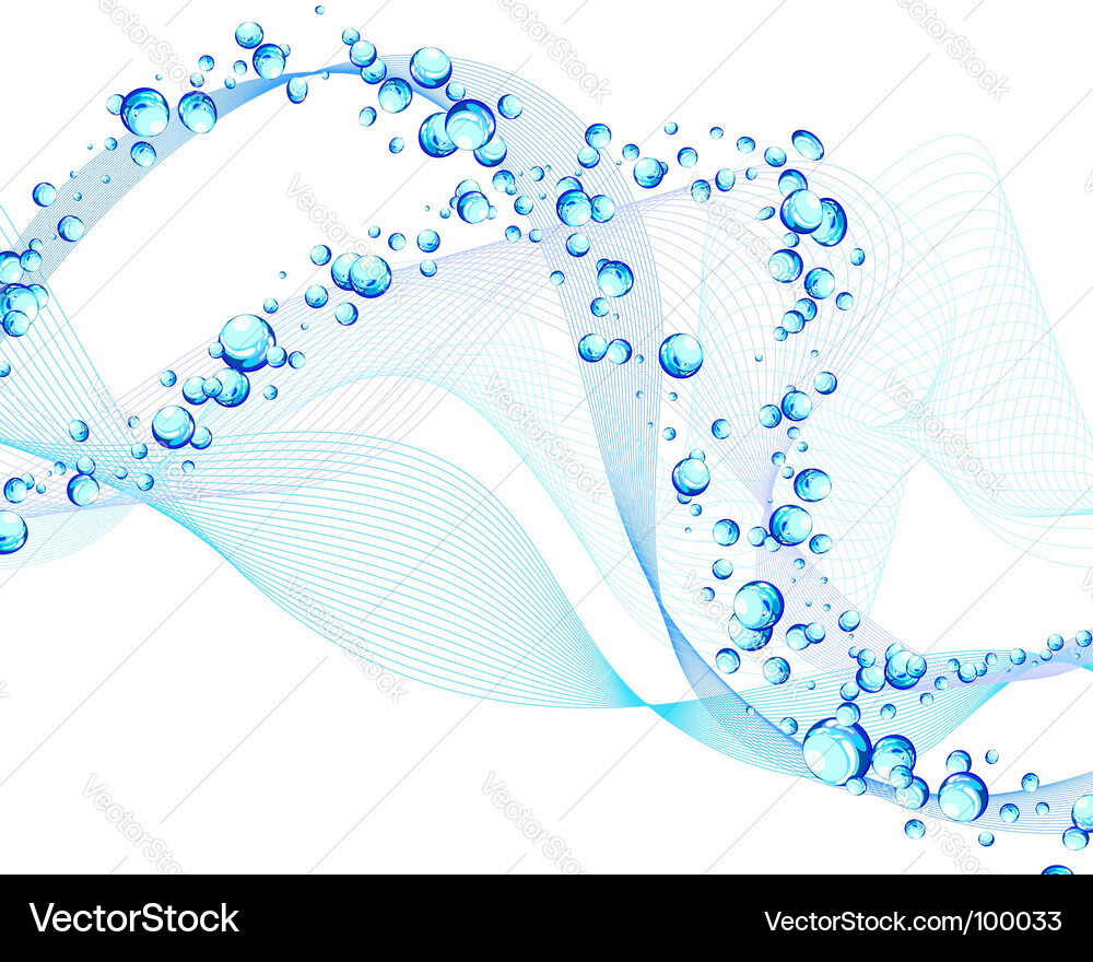 Water background Royalty Free Vector Image - VectorStock
