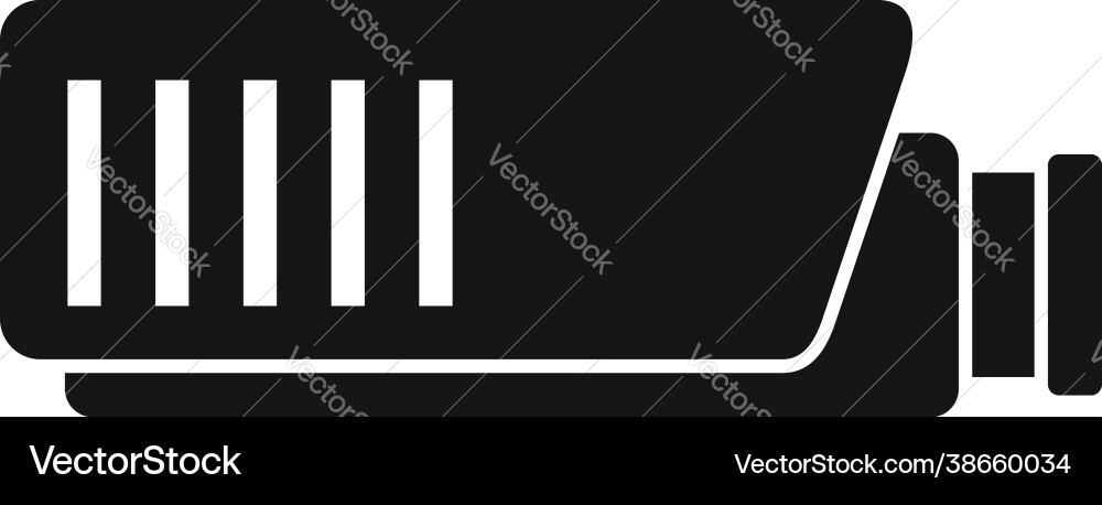 Bank camera icon simple video camcorder Royalty Free Vector