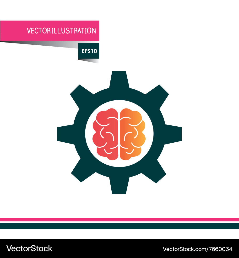 Brain storm design Royalty Free Vector Image - VectorStock