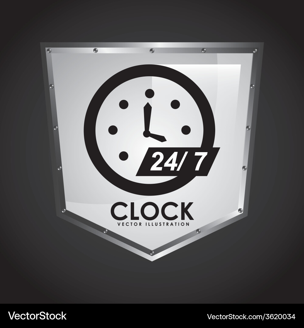 Clock icon Royalty Free Vector Image - VectorStock Clock icon Royalty Free Vector Image - VectorStock