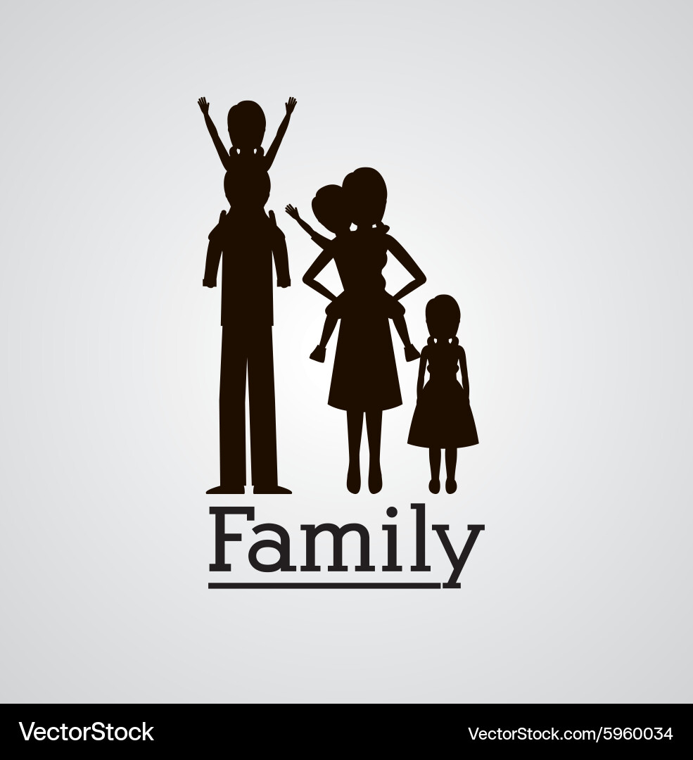 Family design Royalty Free Vector Image - VectorStock