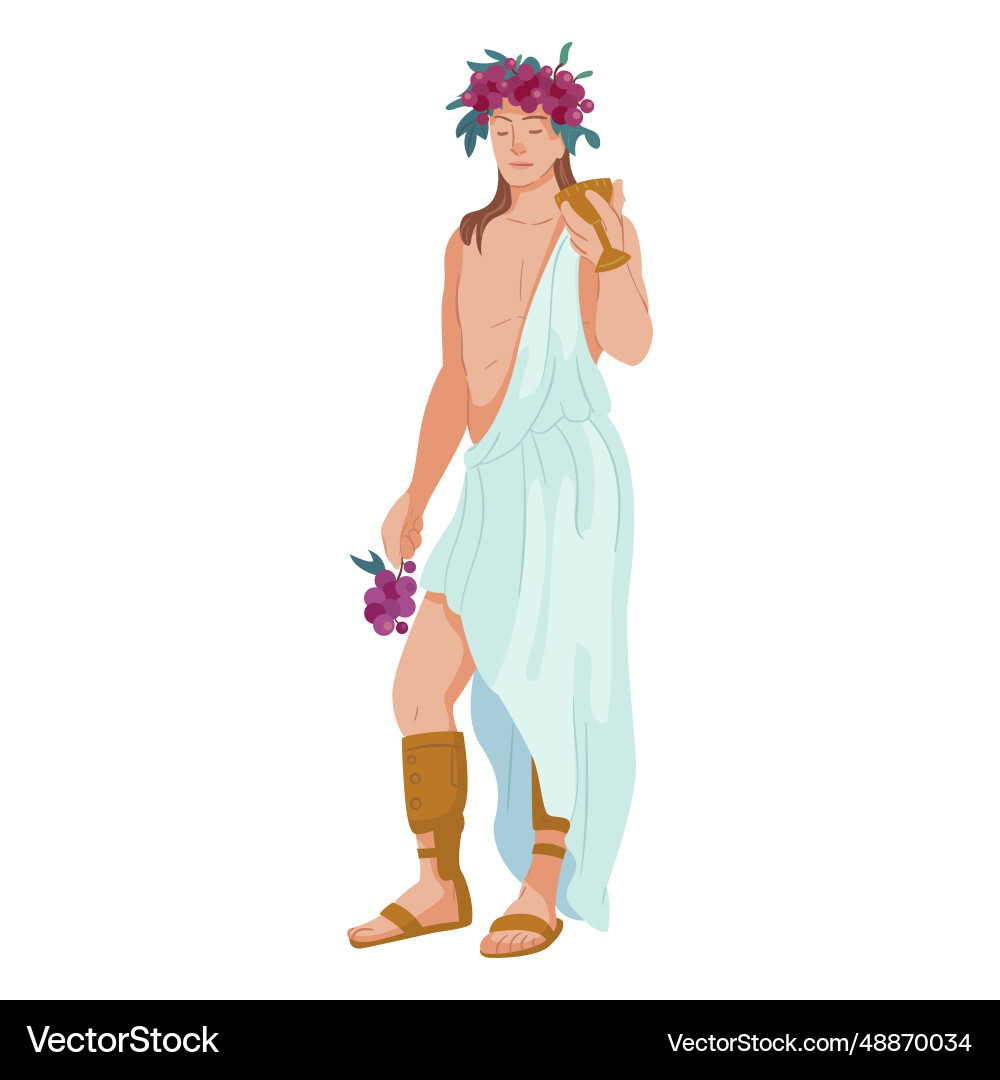 Dionysus God Of Wine Costume Dionysus Ancient Greek God Of Grape