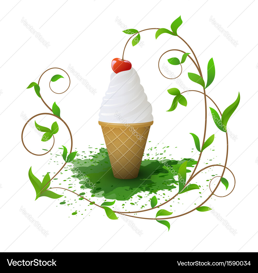 Ice cream Royalty Free Vector Image - VectorStock