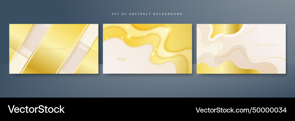Luxury gold background with beige and white Vector Image