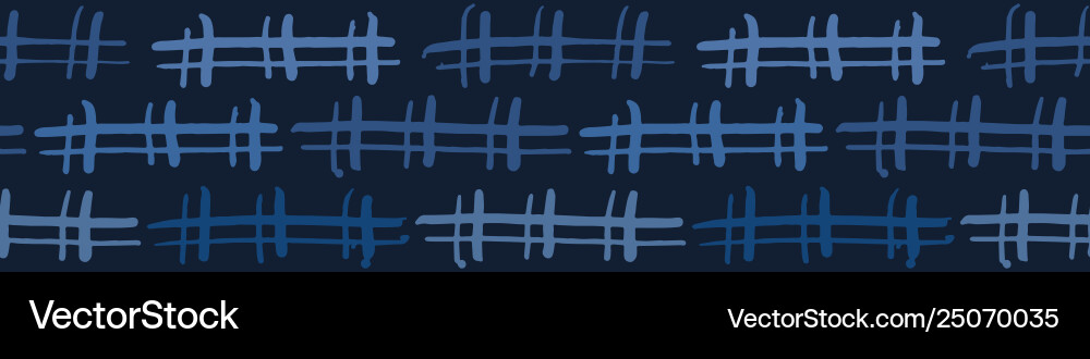 Abstract graphic hashtag texture seamless border Vector Image