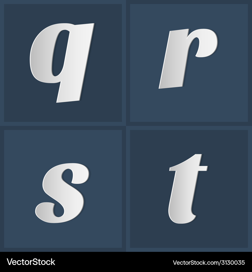 Alphabet Royalty Free Vector Image - VectorStock