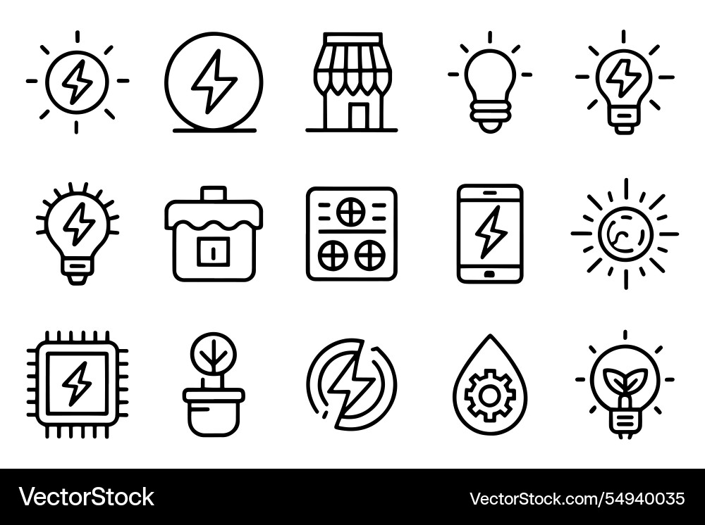 Resource Efficiency Vector Images (over 16,000)