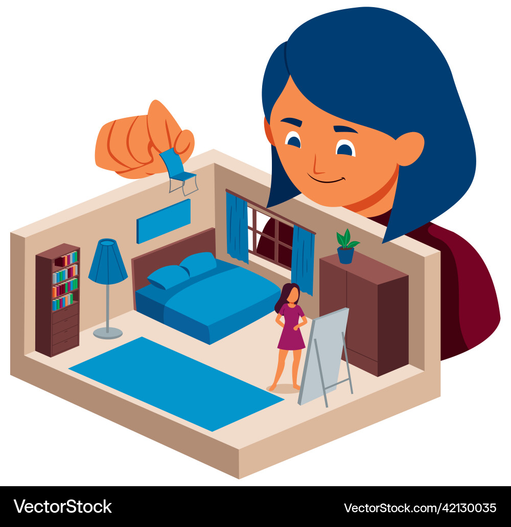 Interior designer Royalty Free Vector Image - VectorStock