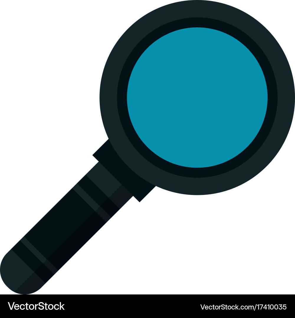 Magnifying glass icon image Royalty Free Vector Image