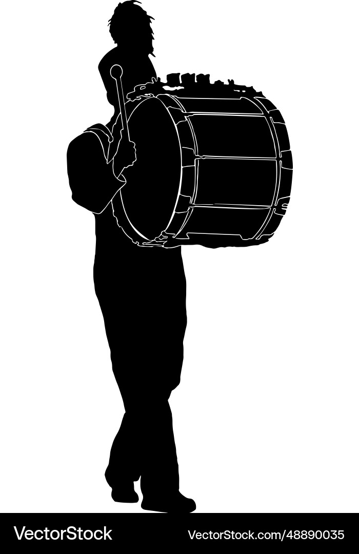 Marching Band Silhouette Vector