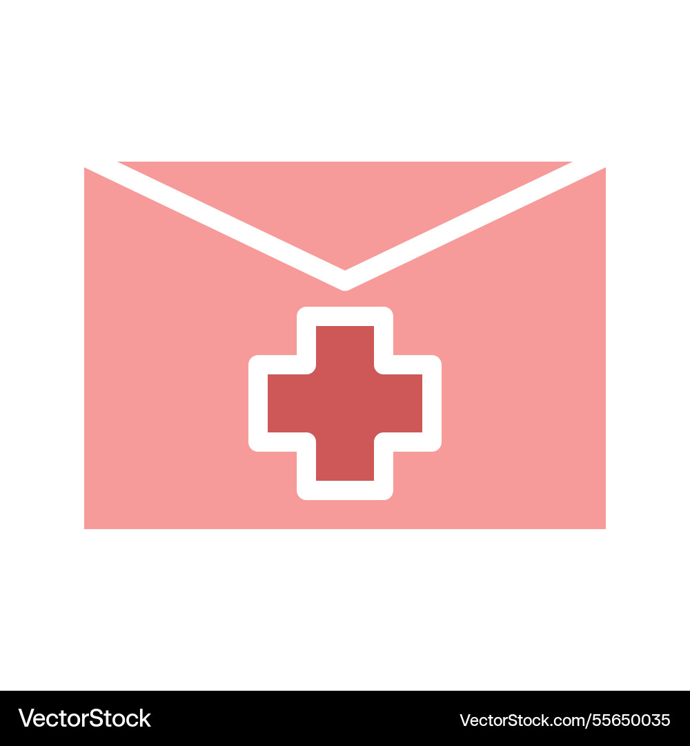 Medical correspondence secure health information Vector Image