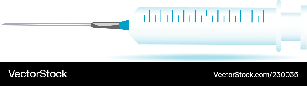 Syringe Royalty Free Vector Image - VectorStock
