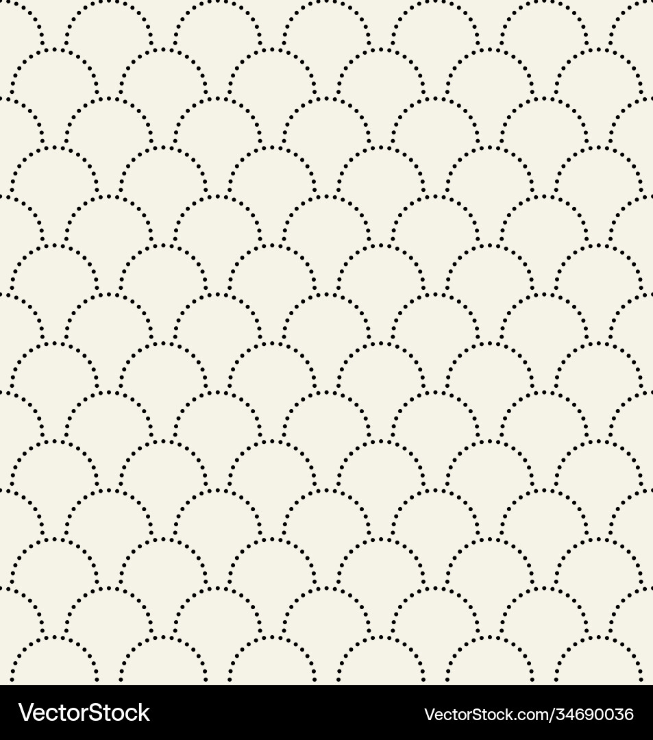 Geometric Fish Scale Pattern Royalty Free Vector Image