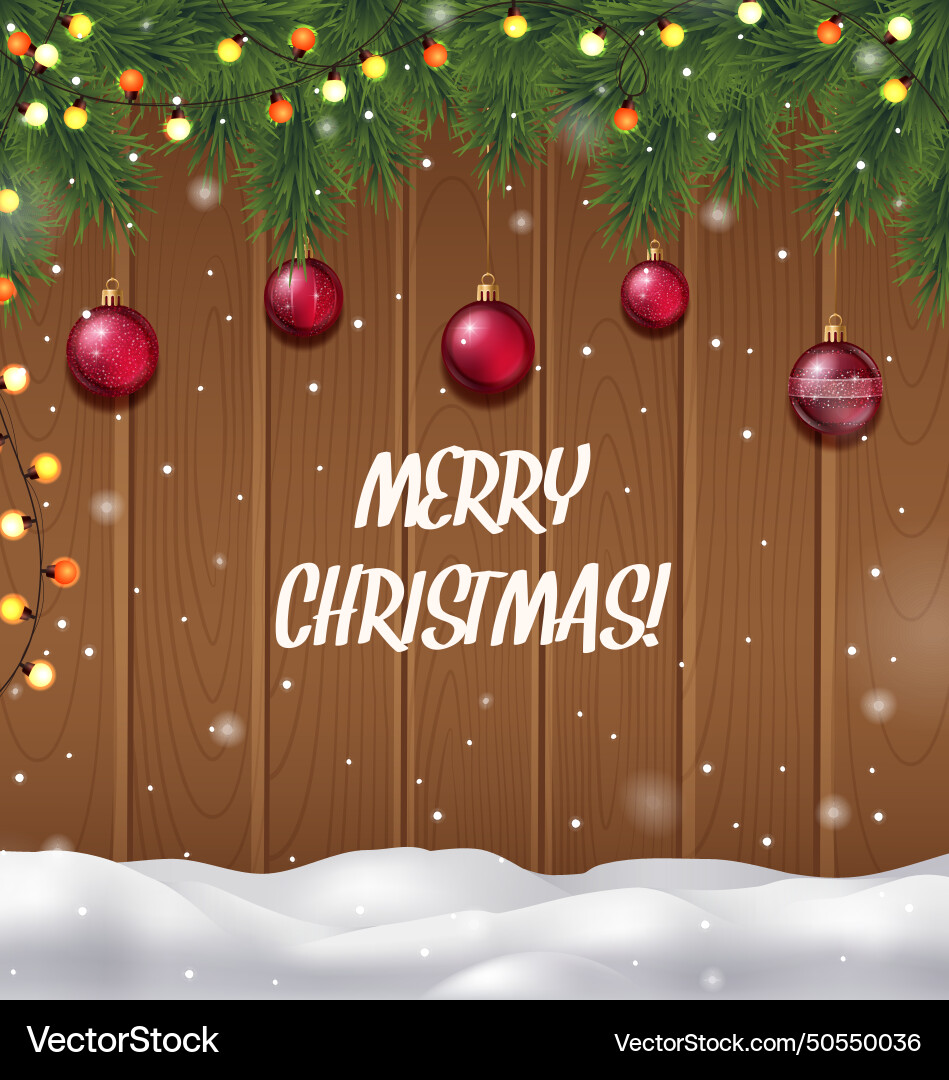 Merry christmas background Royalty Free Vector Image